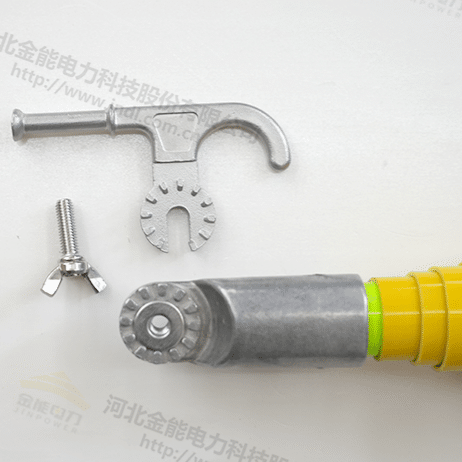 Triangular Telescopic Hot Stick | Insulated Fiberglass Hot Stick - JINPOWER